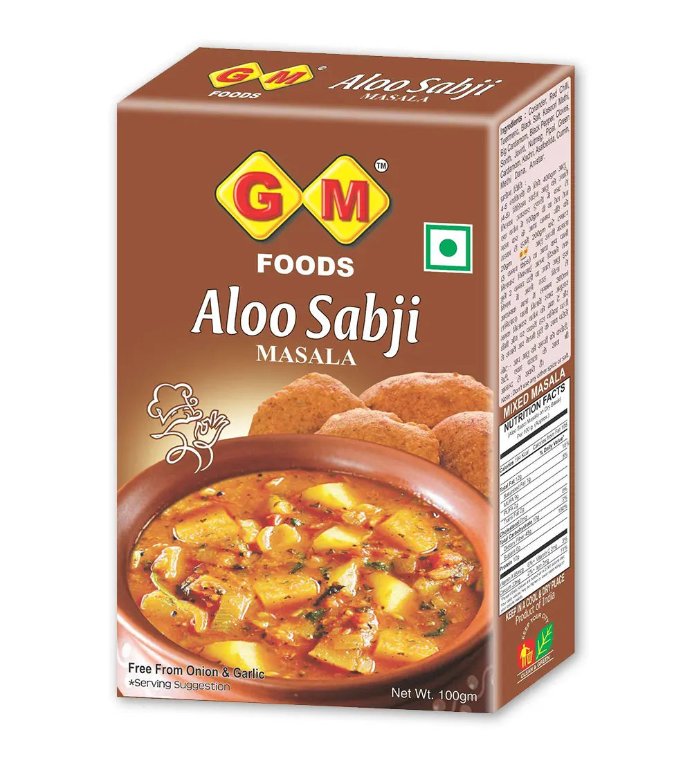 GM Foods Aloo Sabji Masala 100 Gram (Pack Of 2)