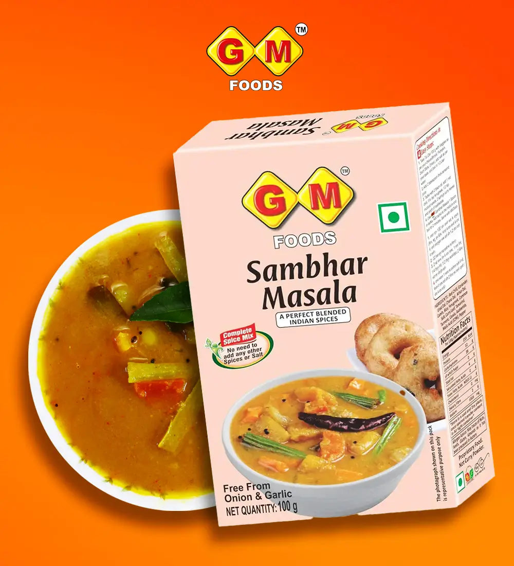 GM Foods Sambhar Masala 100 Gram ( Pack Of 2 )